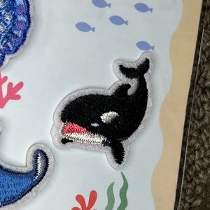 Tsukrie | Office | Sea Animals Iron On Embroidered Patch Set Pack ...